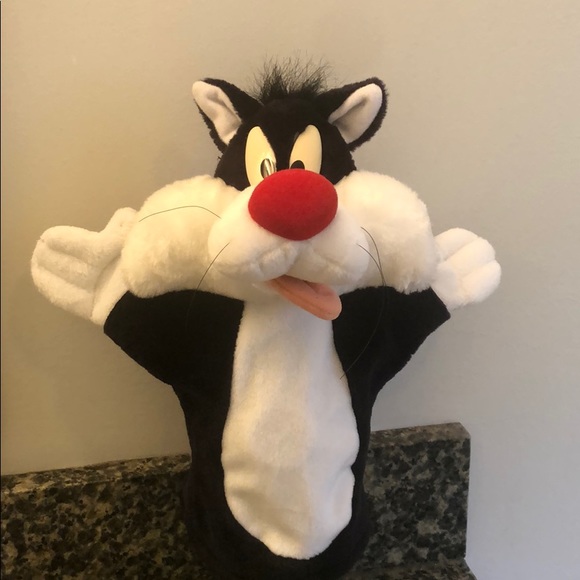 Warner Bros. | Other | Vintage 9s Sylvester Looney Tunes Hand Puppet ...